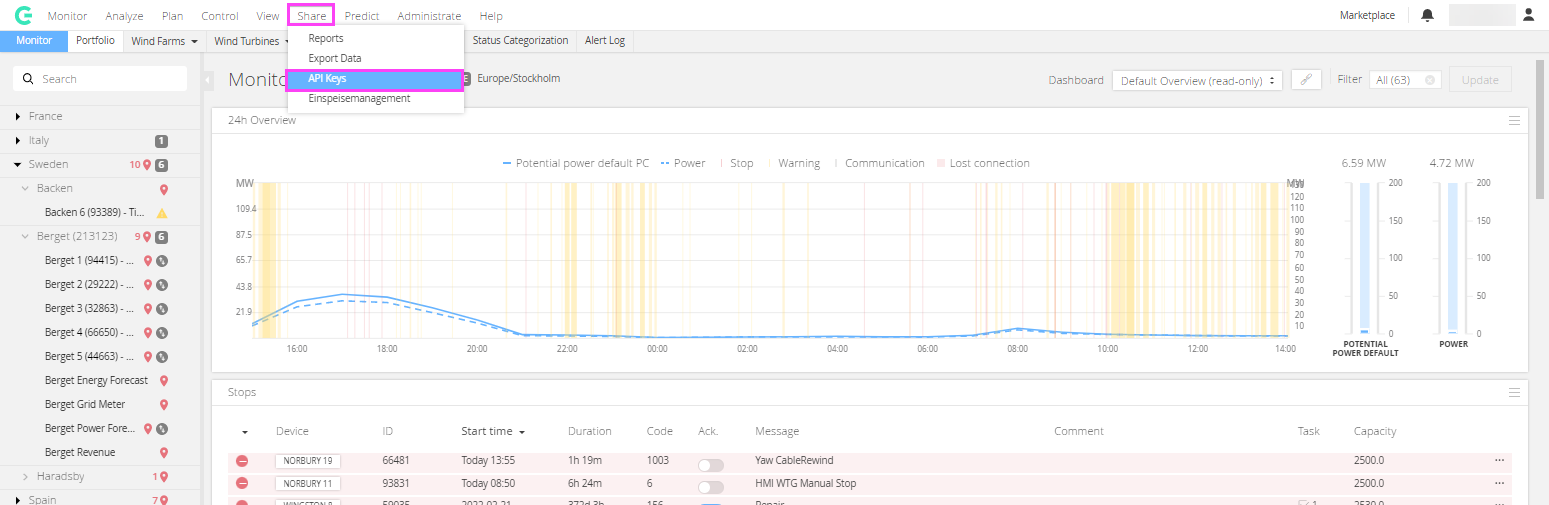 Greenbyte Developer Portal - 2.2-beta
